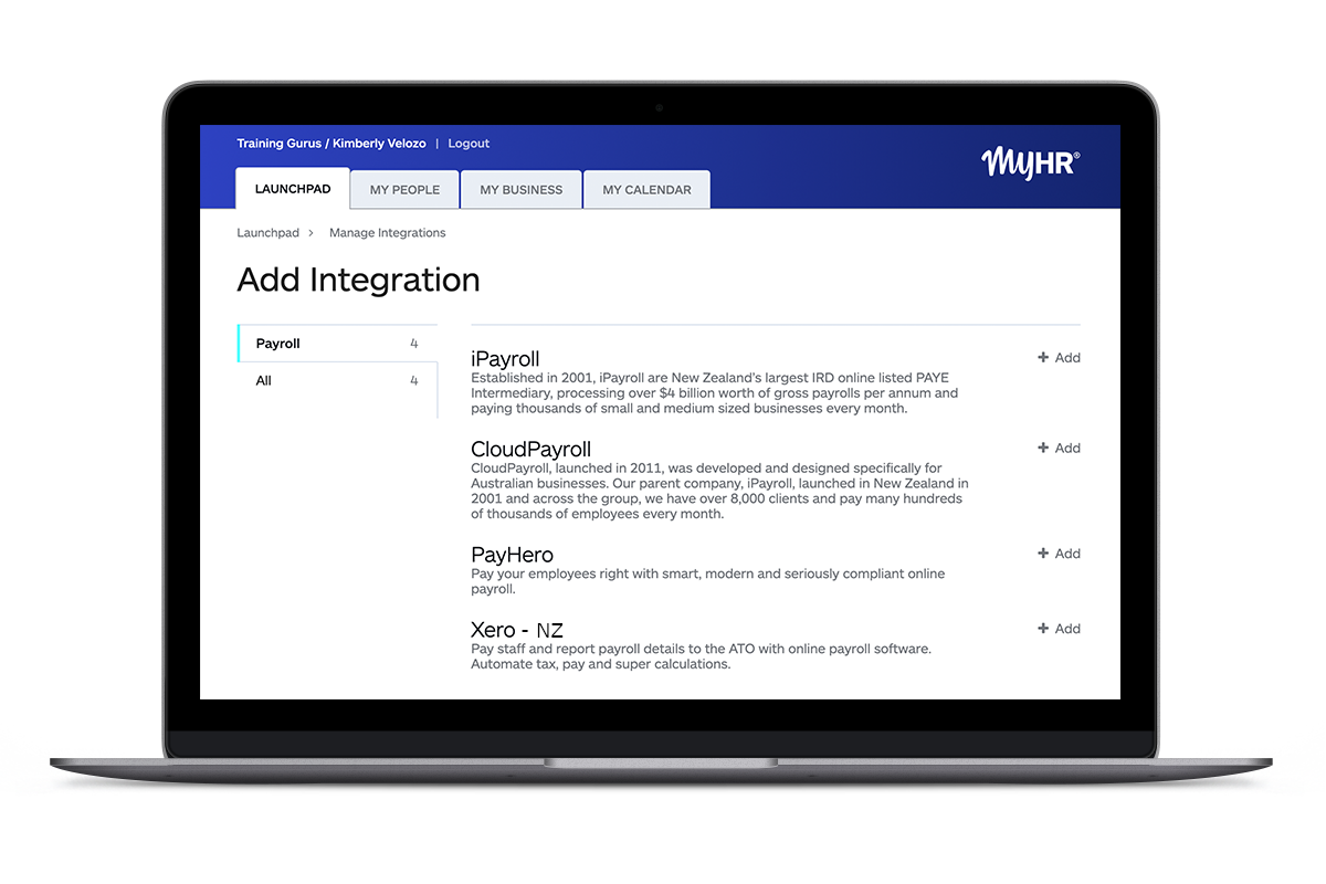How to set up your Xero Payroll (NZ) + MyHR integration