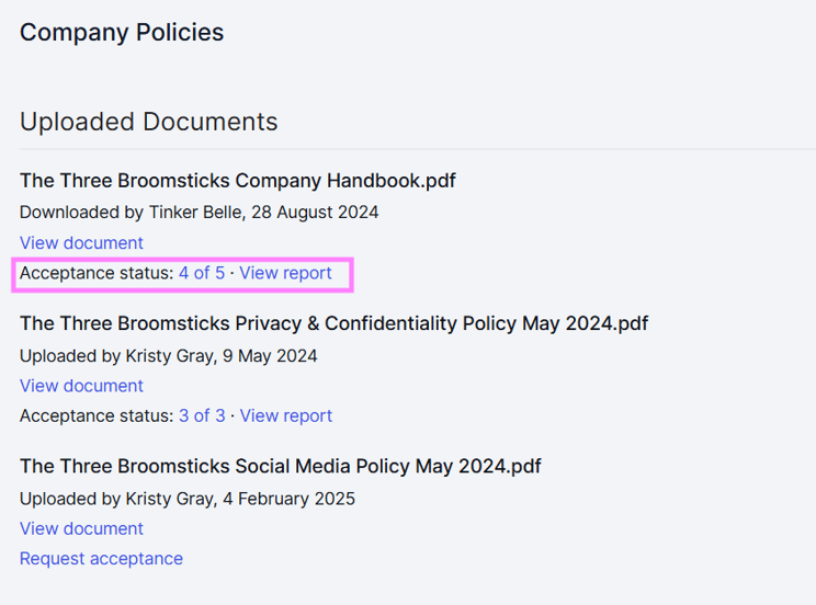 Digital Document Acceptance (DDA)