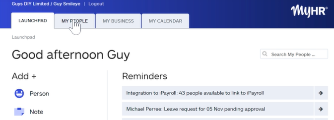 Making an employee inactive and reactivating them