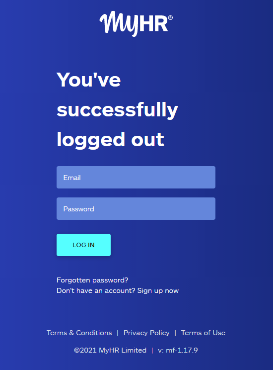 Resetting a password